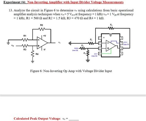 Just Calculate The V0 Please Experiment 4 Non Inverting Amplifier With