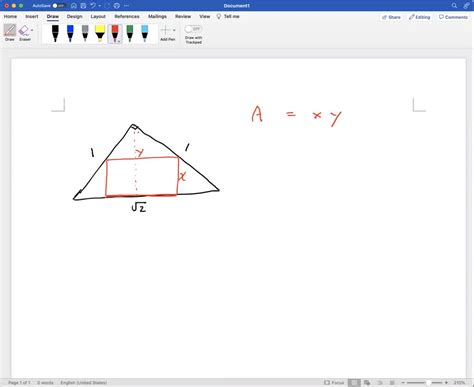 Solved What Is The Largest Rectangle That Can Be Inscribed Inside Of A Right Isosceles Triangle