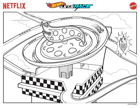 Hot Wheels Coloring Pages Hot Wheels Lets Race Coloring Pages