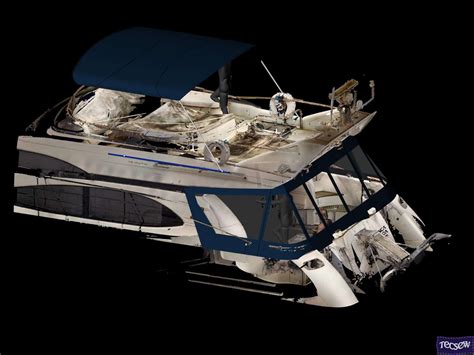 Motorboat Cockpit Enclosure And Flybridge Bimini Tecsew