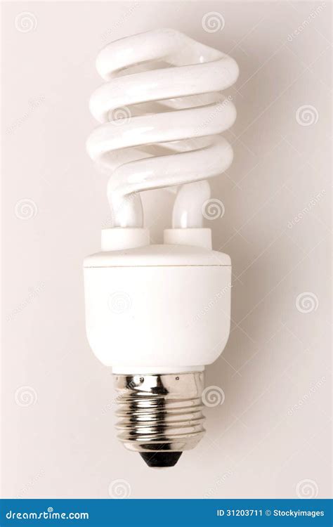 Compact Fluorescent Lamp CFL Stock Image Image Of Lamp Invention
