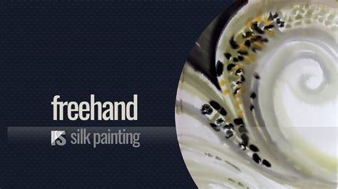 Freehand Silk Painting Tutorial Without Resistgutta Youtube