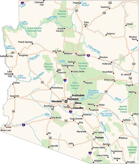 Arizona Zip Code Map Us Maps