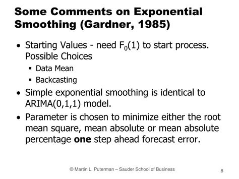 PPT BABS Moving Averages Decomposition And Exponential Smoothing Revised March