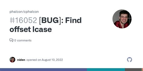 [bug] find offset lcase · issue 16052 · phalcon cphalcon · github