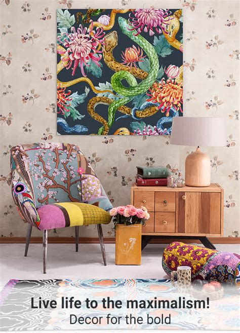 Live Life To The Maximalism Decor For The Bold Wall Art Prints