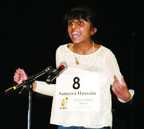 Sameera Hussain Again Wins County Spelling Bee News