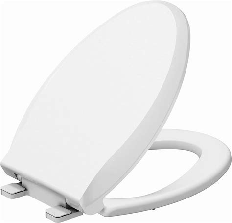 Towallmark Toilet Seat 19 Inch Soft Close Elongated Toilet Lid With