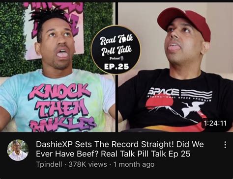 “dashiexp Sets The Record Straight” Real Talk Pill Talk S1e25 Post