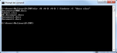Dos List And Filter Files In A Folder With Dir And Findstr Commands Dede Blog