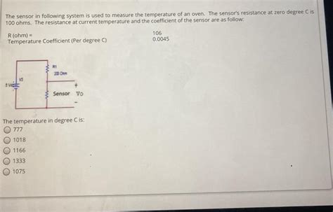 Solved The Sensor In Following System Is Used To Measure The Chegg