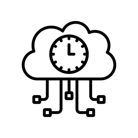 Premium Vector High Server Uptime Icon