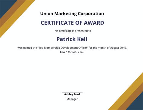 Free Blank Membership Affiliation Certificate Template To Edit Online