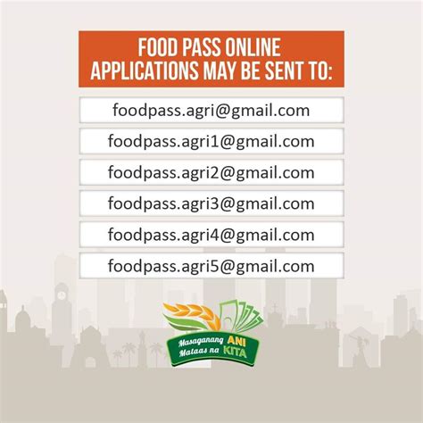 Food Pass Applicants Guide Official Portal Of The Department Of