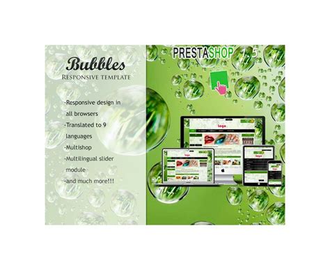 New Responsive Prestashop Template Bubbles Catalogo Onlinersi