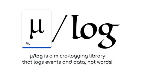 github brunobonacci mulog μ log is a micro logging library that logs events and data not words