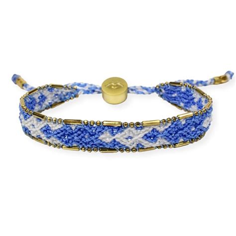 Bali Friendship Bracelet Azure Blue And White Jewelry Lookbook