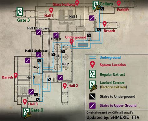 Escape From Tarkov Factory Map Maps Location Catalog Online Maps