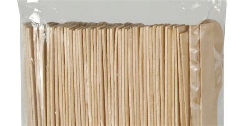 100 Rührstäbchen Holz Pure 13 Cm
