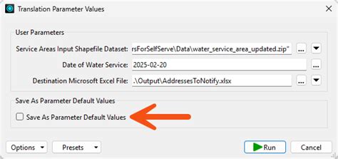 Creating Parameters And Uploading Data For Self Serve Access Fme Support Center