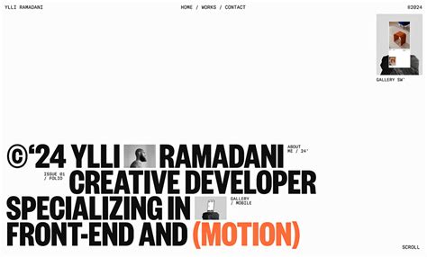 Ylli Ramadani — Portfolio Css Design Awards