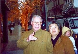 Rankin Bass Historian Arthur And Masaki Pointing At Me In New York City