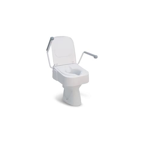 Rehausseur De Wc Universel à Hauteur Réglable Et Accoudoirs Tse 150