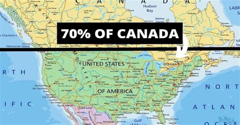 Most Canadians Live South Of Seattle And Other Mental Map Surprises