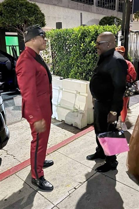 Beverly Hills Ca Exclusive Bobby Brown And Ll Cool J Chat After Enjoying A Fancy Dinner