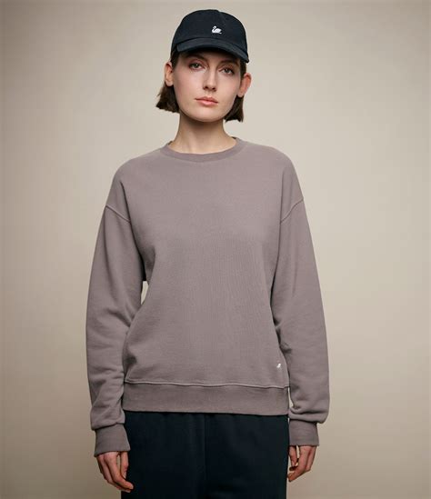 Relaxed Cotton Soft Fleece Sweatshirt Merz B Schwanen
