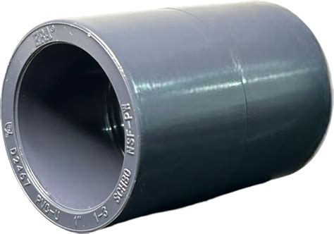 1 Era Sch 80 Pvc Straight Coupling Socket X Socket