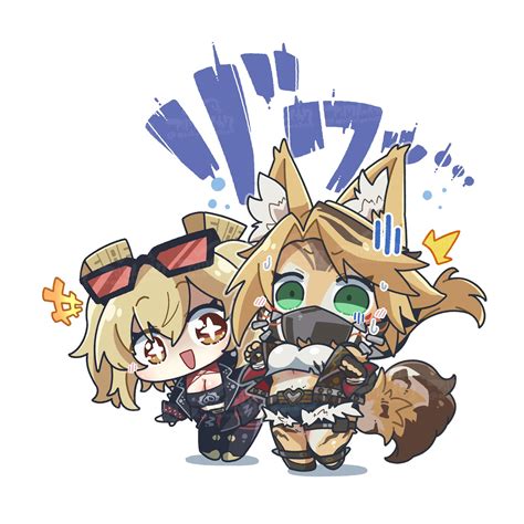 Burnice White And Pulchra Fellini Zenless Zone Zero Drawn By Arikuigames Danbooru