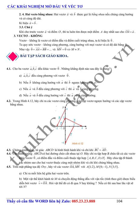 Chuyên đề vecto Tài liệu giáo án điện tử