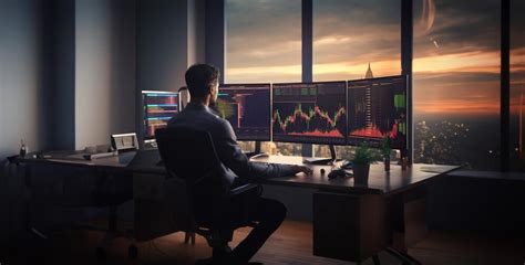 Premium Photo A Man Doing Trading On Laptop Hd Wallpaper