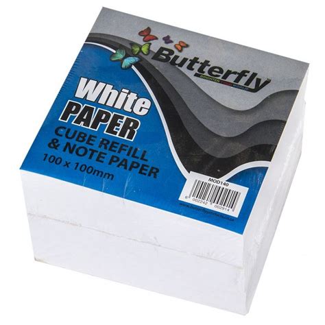 Memo Cube Refill And Note Paper White 500 Sheets