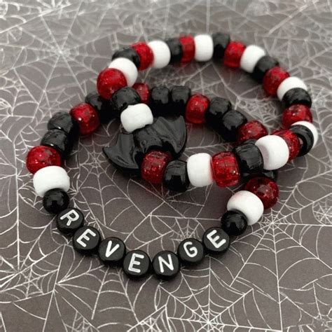 Revenge Emo Band Kandi Bracelet Set Etsy Canada In 2024 Kandi
