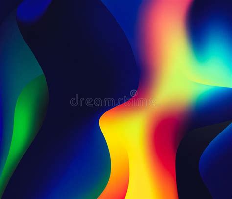 Abstract Backdrop With Colorful Wavy Pattern Stock Illustration Illustration Of Wallpaper