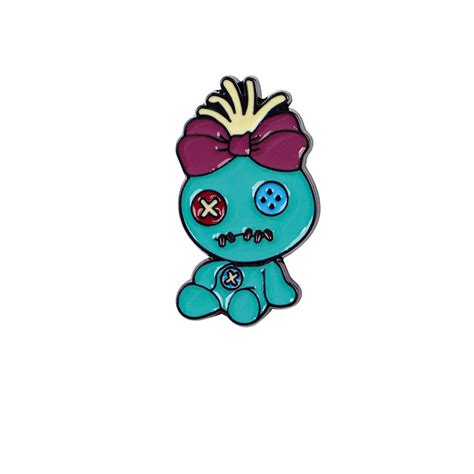 Lilo And Stitch ‘scrumpy Doll Enamel Pin Distinct Pins