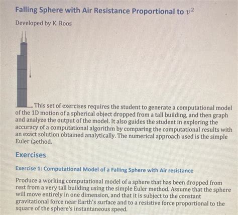Solved Exercise 7 Assessing Computational Accuracy In The