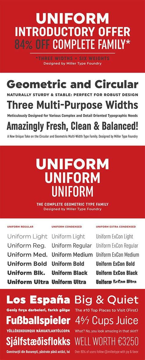 Download Uniform Black Font