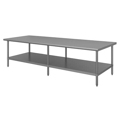 Advance Tabco Ss 3612 144 14 Ga Work Table W Undershelf And 304 Series