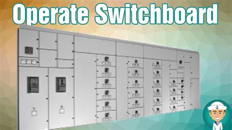 How To Operate Main Switchboard Of Electric Power Plant Youtube