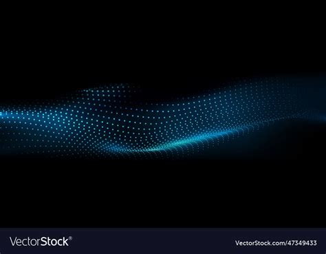 Abstract Blue Dynamic Lines Curve The Background Vector Image