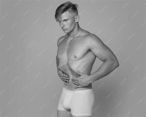 Premium Photo Naked Man Torso Male Slim Stomach Fitness And Healthy