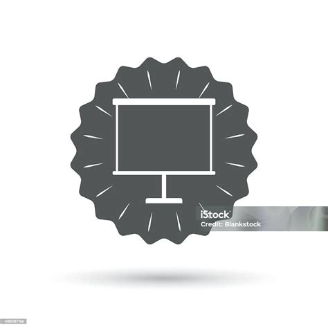 Ilustración De Cartelera Presentación De Señal Icono Ppt Símbolo Y Más Vectores Libres De