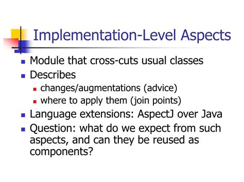 Ppt From Aspectual Requirements To Proof Obligations For Aspect