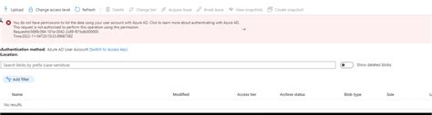 Authentication How To Access Azure Storage Account Container As Azure Subscription Service