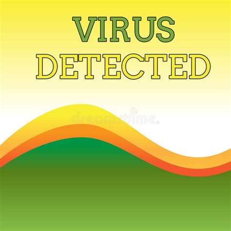 Text Sign Showing Virus Detected Conceptual Photo A Computer Program Used To Prevent And Remove
