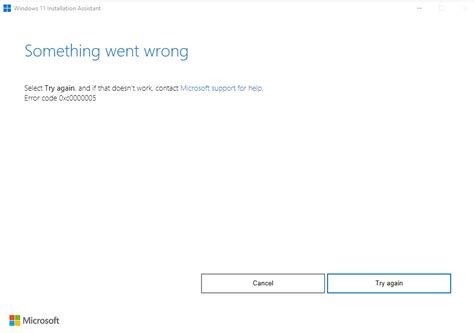 Windows 11 Update Problem Error Code 0xc0000005 Rwindowshelp
