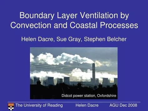 Ppt Boundary Layer Ventilation By Convection And Coastal Processes Powerpoint Presentation